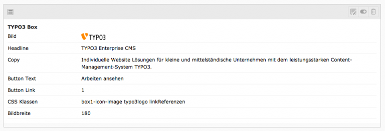 Gridelements Flexform-Inhalte in Page-Modul anzeigen - KA Mediendesign Blog